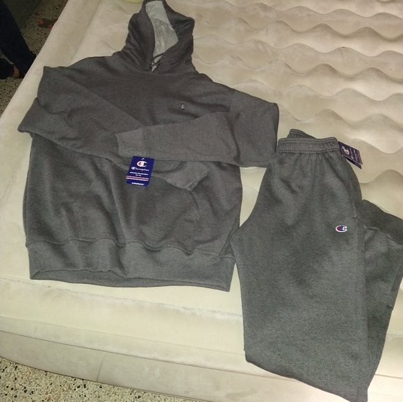 Champion | Pants & Jumpsuits | Champion Grey Sweat Suit | Poshmark